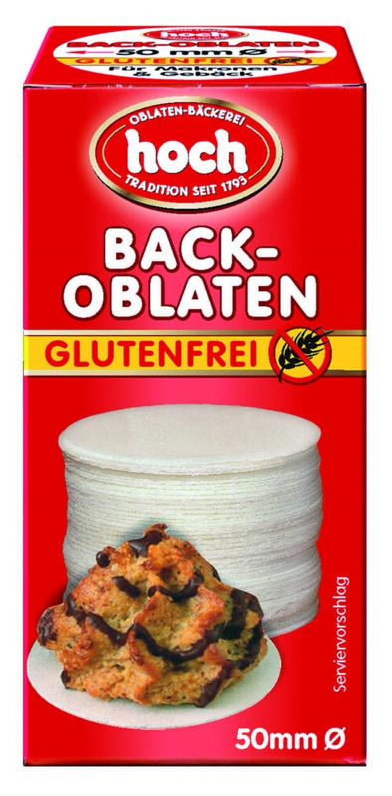 HOCH Back Oblaten round wafers for baking GLUTEN FREE 50mm /1 box ...
