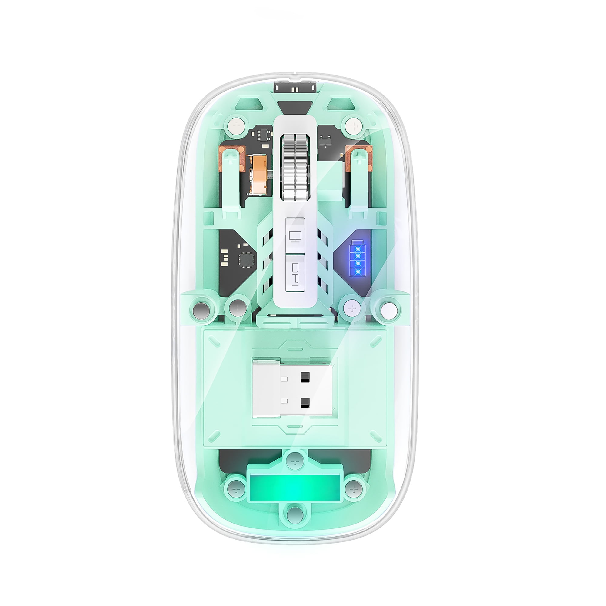 HOCO Slim Wireless Mouse,2.4 GHz with USB Receiver,2400 DPI Optical ...