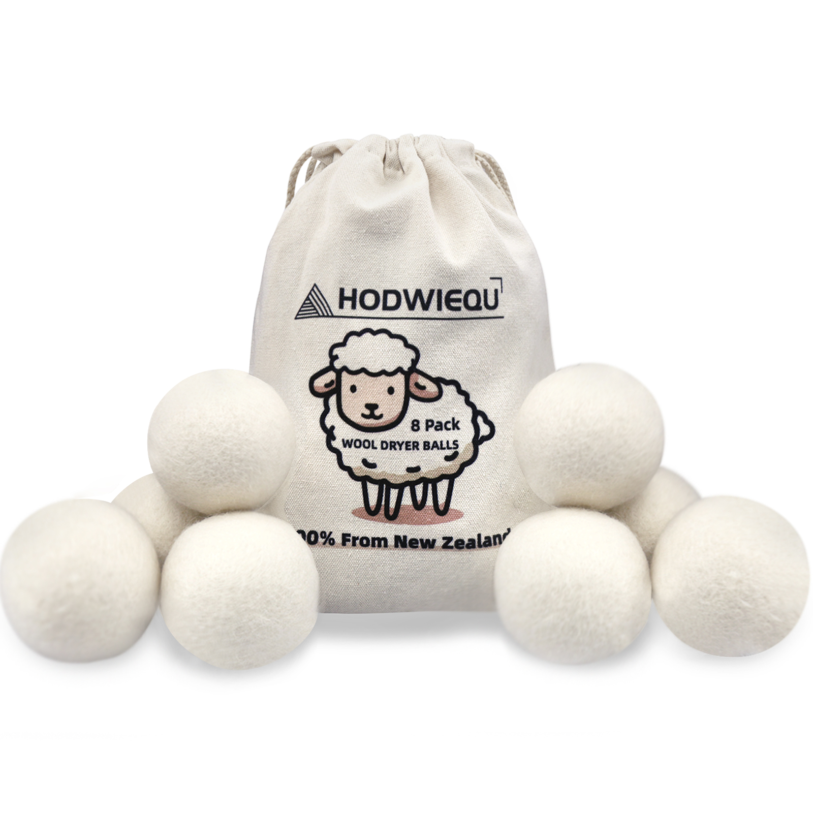 Woolzies Dryer Balls Set of 3, Natural Fabric Softener - Walmart.com