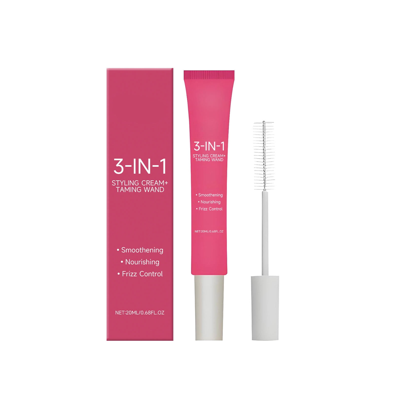 HOEGOA Curly Hair Styling Cream, DAE Hair Cactus Fruit 3-In-1 Styling Cream & Taming Wand - Tame ...