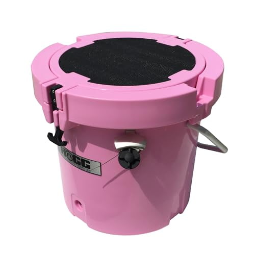 HOGG 20 Quart Round Insulated Portable Cooler Bucket, 24 Can Capacity ...
