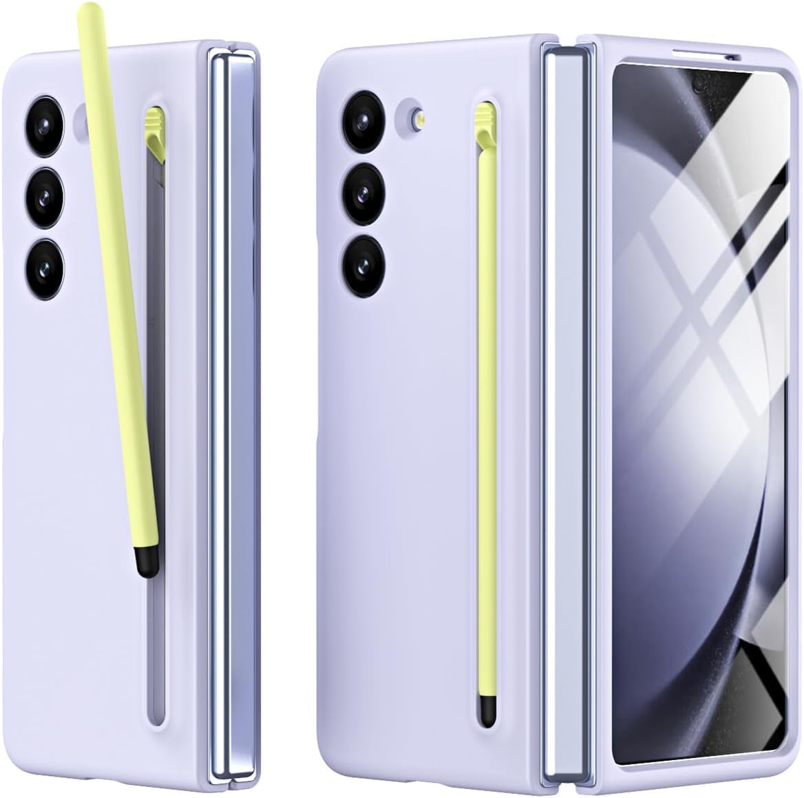 HOH for Samsung Galaxy Z Fold 6 Case with S Pen & S Pen Holder, Slim ...