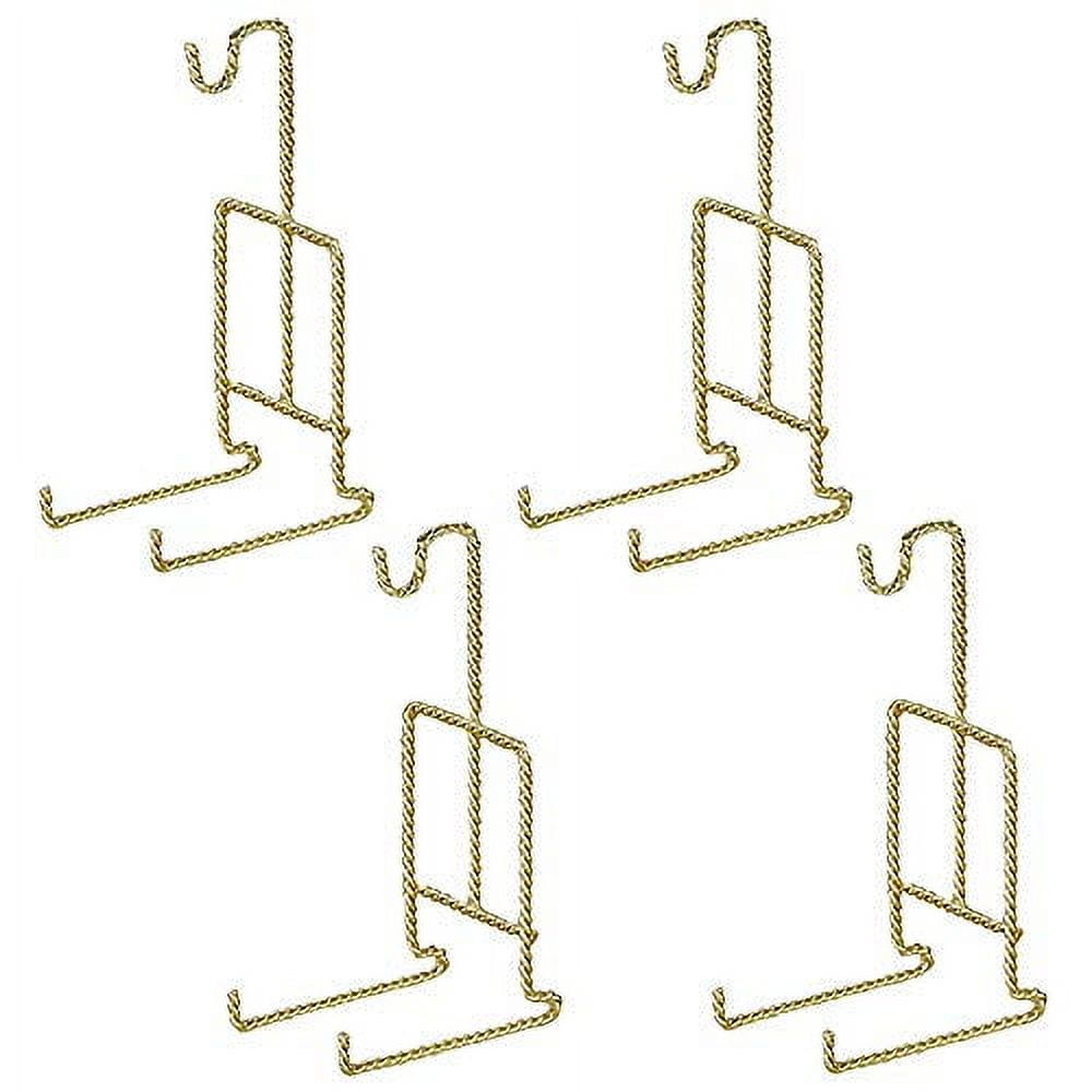 HOHIYA 6 Pcs Cup and Saucer Display Stand Twist Wire Holder Teacup Rack ...