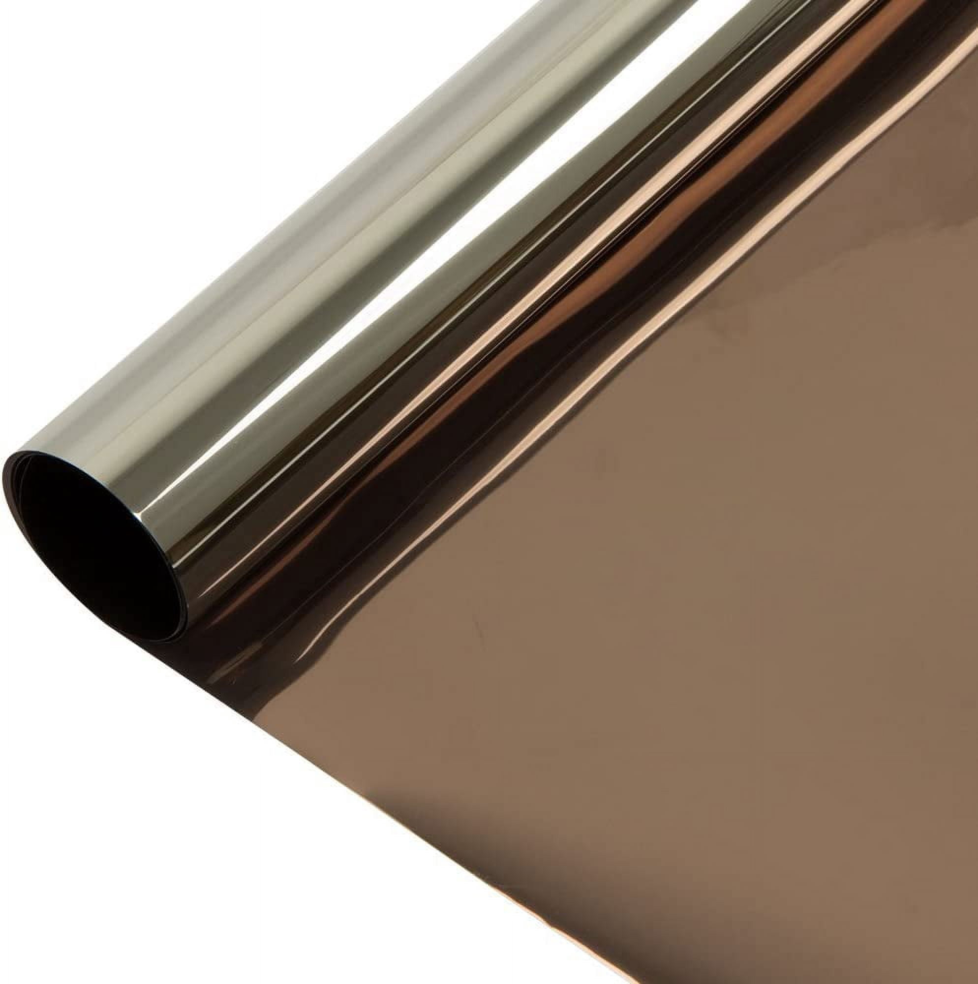 HOHOFILM 60"x40" Bronze Silver Window Film One Way Vision Privacy ...