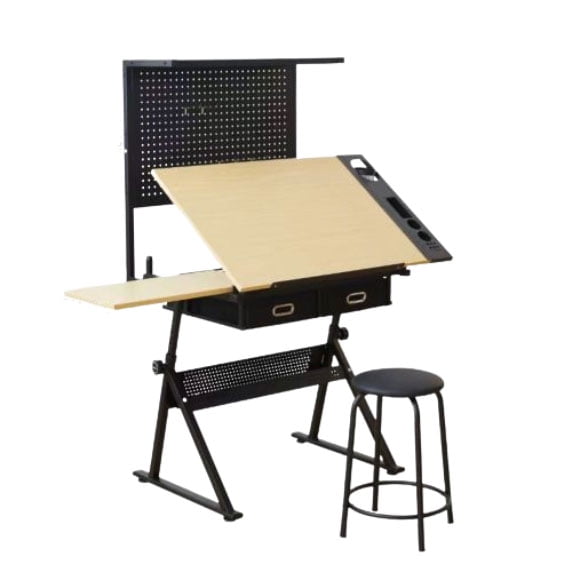 HOHXFYP Drafting Table for Artists, Drafting Desk, Adjustable Drafting ...