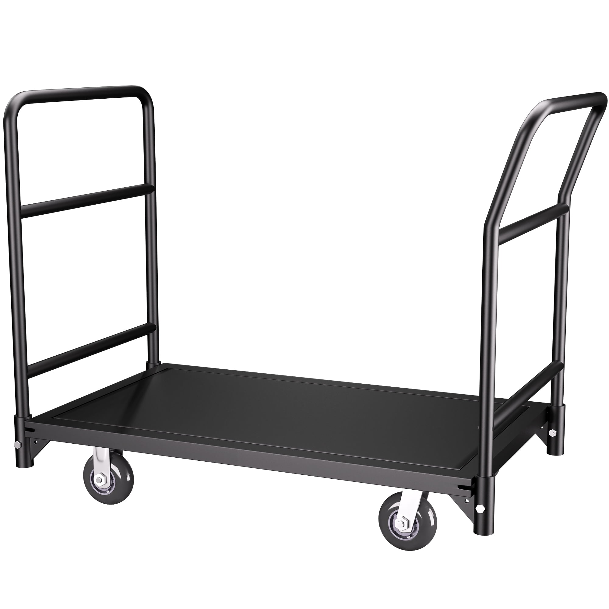HOHYN 50"L x 24"W Heavy Duty Platform Trucks, 2100 LBS Capacity ...