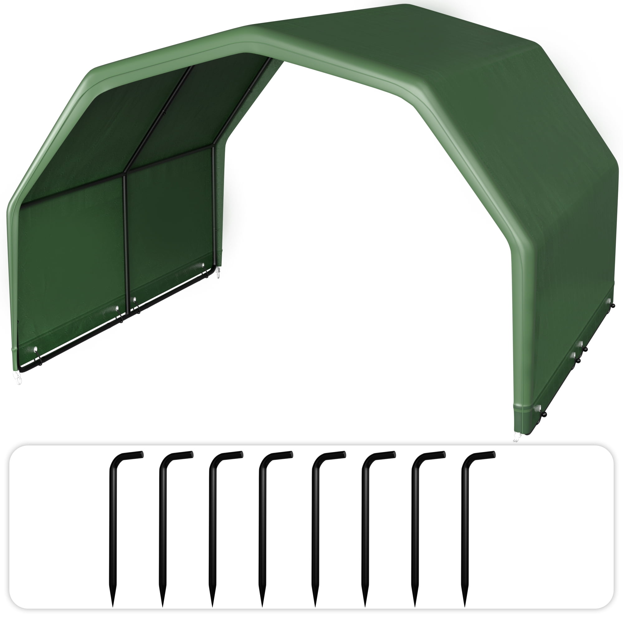 HOHYN 94.74*97.48 in Livestock Shelter Waterproof & UV Treated ...