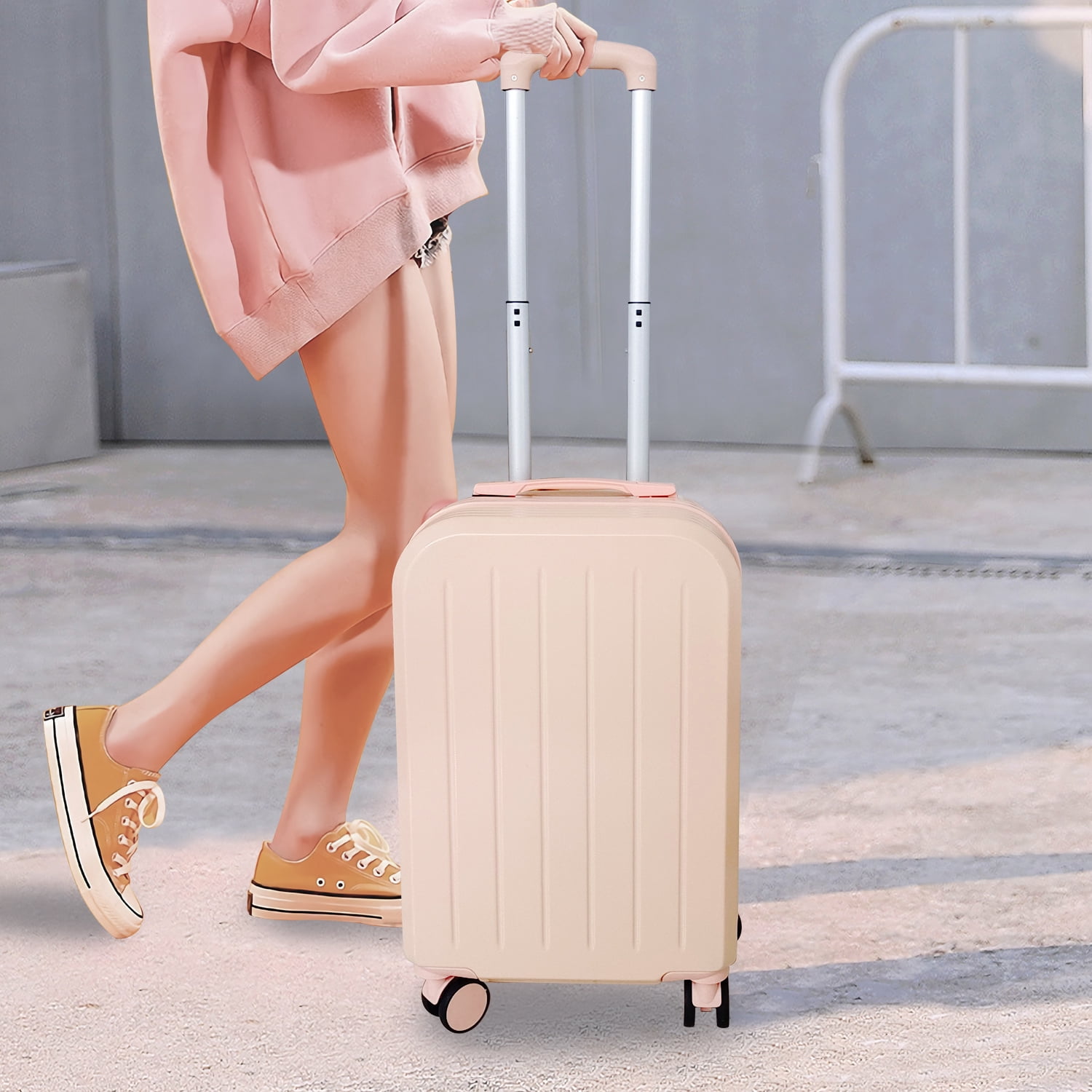 HOIN Deal Fashion 20 inch Luggage set,Hardside Spinner Suitcase,One ...