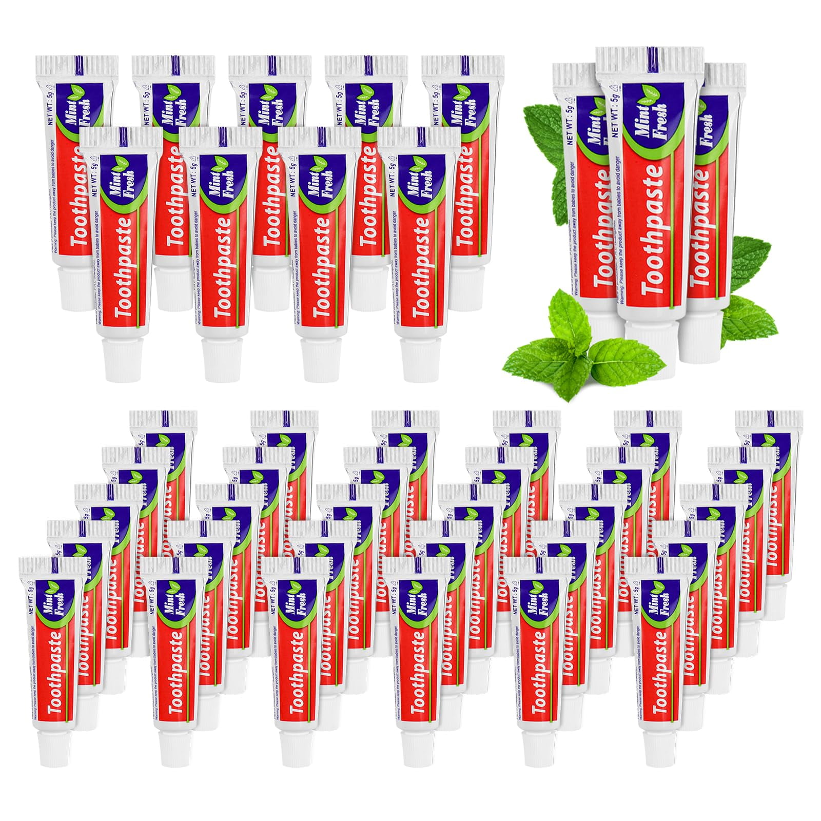 HOIQIRY 200 Tubes Extra Small Travel Size Toothpast 0.176 oz/5 Grams ...