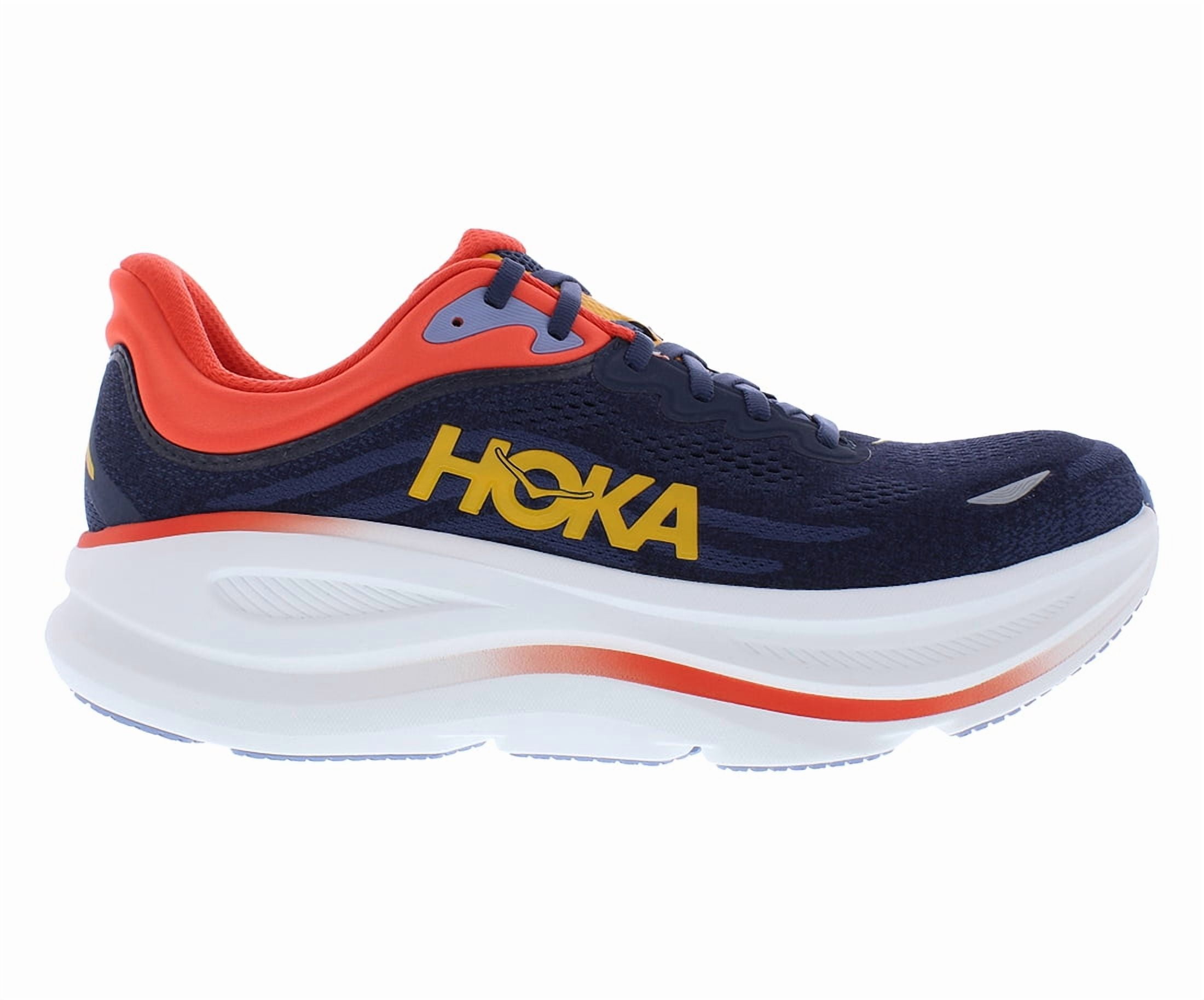 Hoka Bondi 9 Mens Running Shoe - Varsity Navy/Nautical Blue - Walmart.com