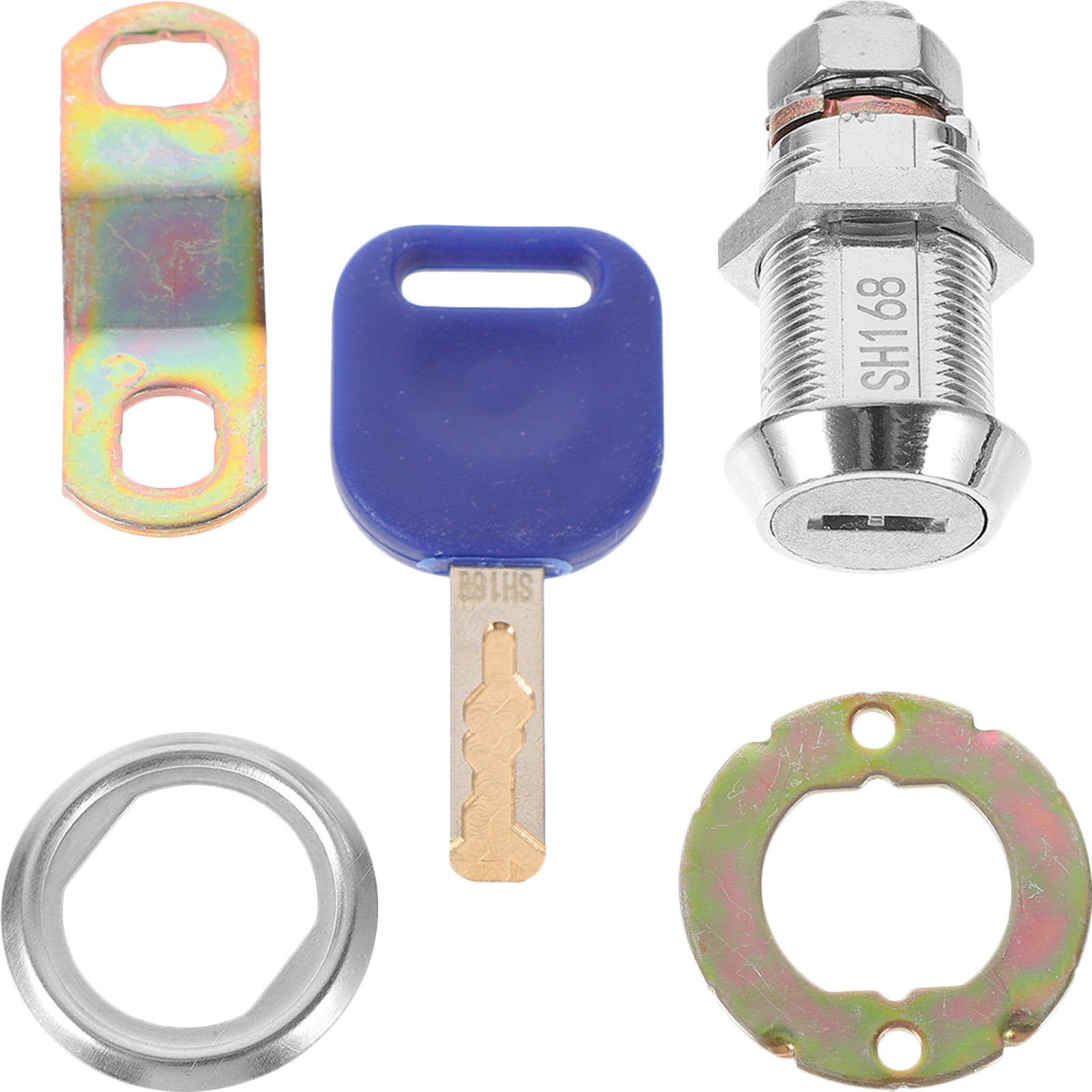 HOKARUA 1 Set Cabinet Lock Counter Security Lock Secure Drawer Lock ...