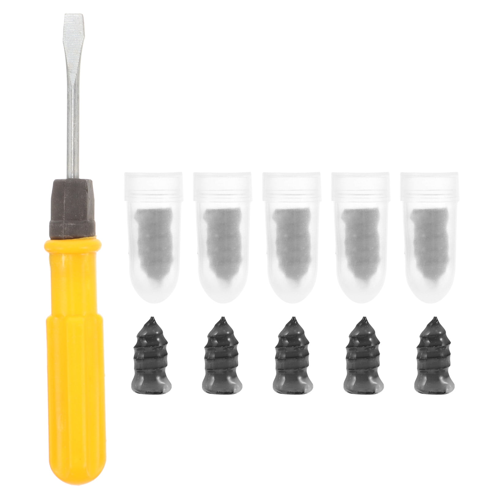HOKARUA 1 Set Tire Plug Kit Tire Repairing Nail Automotive Car Tire ...