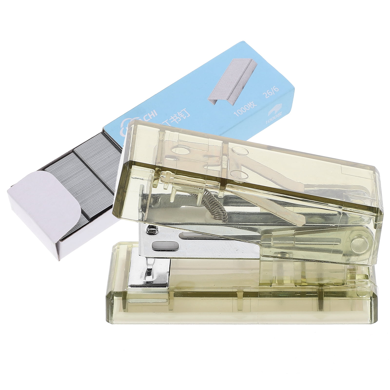 HOKARUA 1 Set of Plastic Clear Stapler Fashion Stapler Portable Hand ...