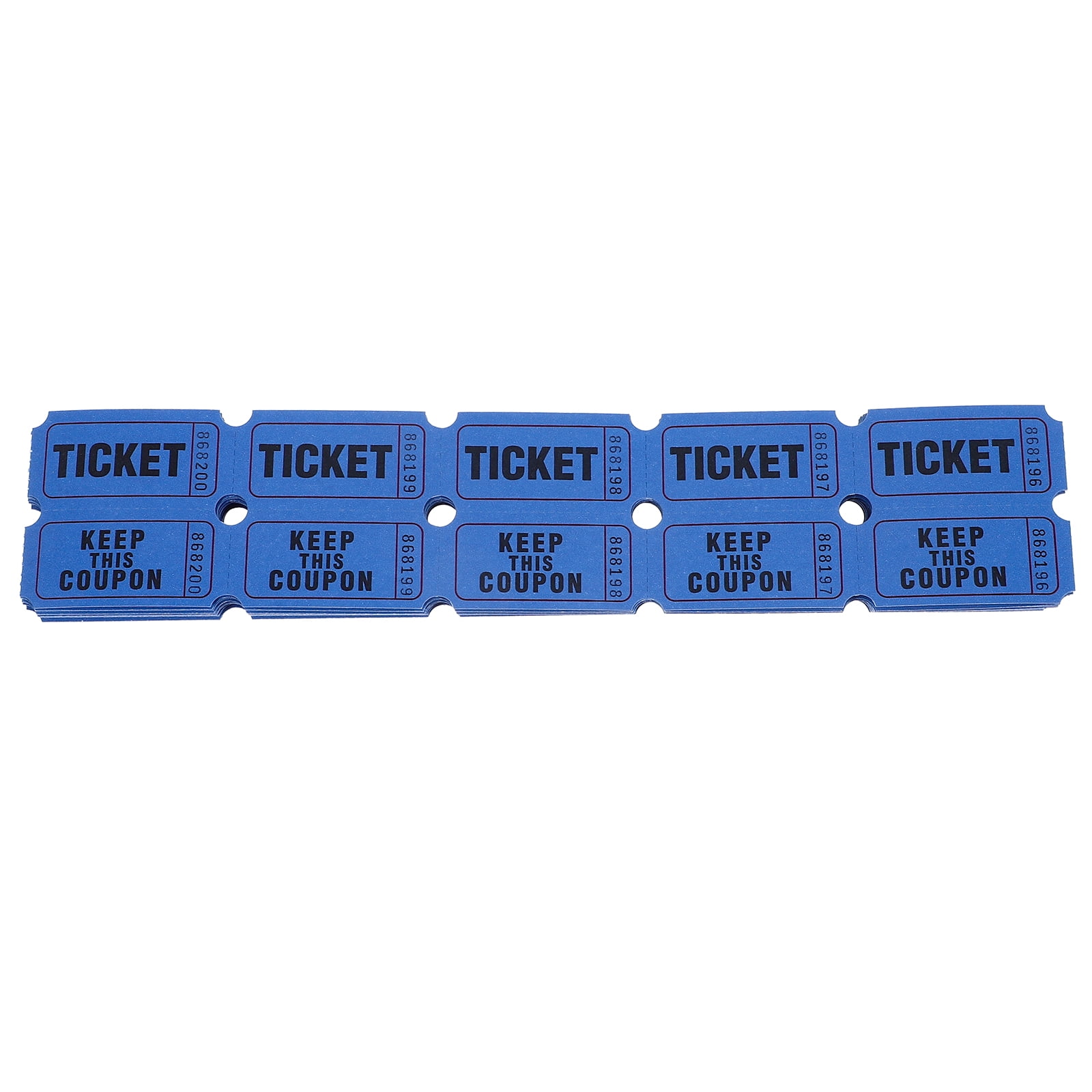 HOKARUA 100pcs Raffle Tickets Universal Ticket Labels Universal Ticket ...