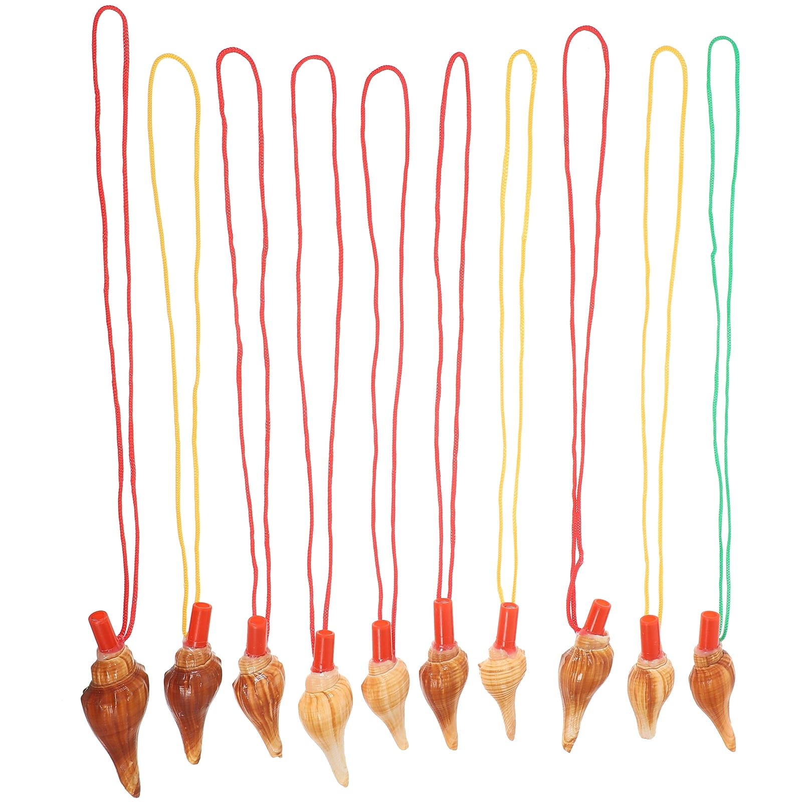 HOKARUA 10pcs Conch Whistles Conch Shell Shaped Whistles Noise Makers ...