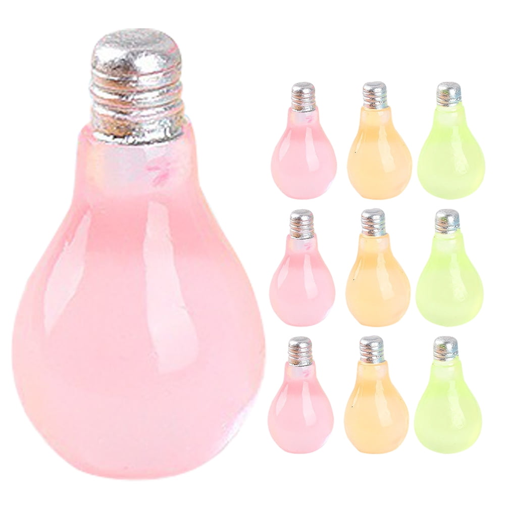 HOKARUA 10pcs Mini Fluorescent Bulb Model Miniature Bulb Mini House ...