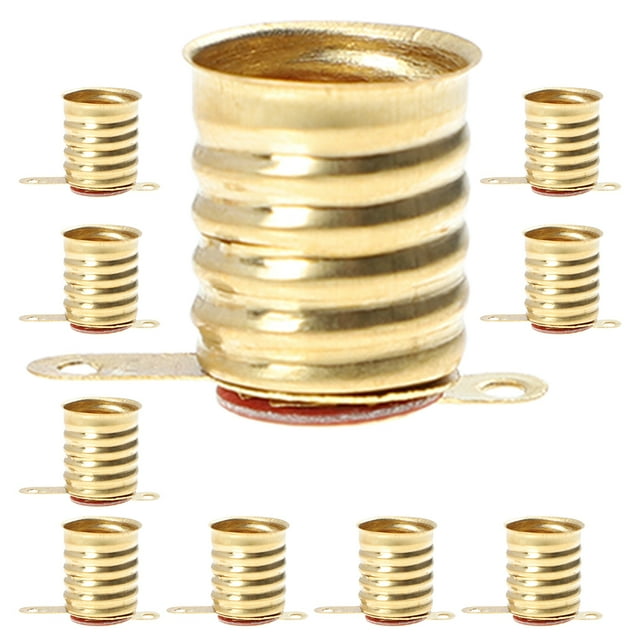 HOKARUA 10pcs Retro Lamp Holders Threaded Light Bulb Sockets Vintage ...