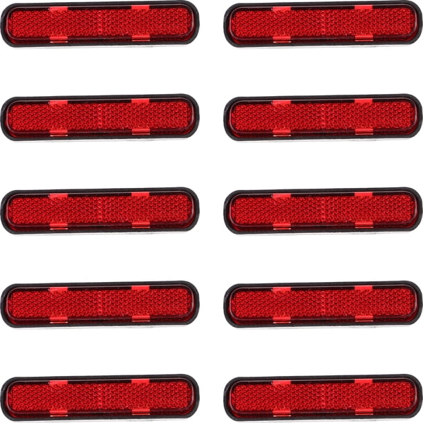 HOKARUA 10pcs Safety Reflector Screw On Trailer Safety Reflector Car ...