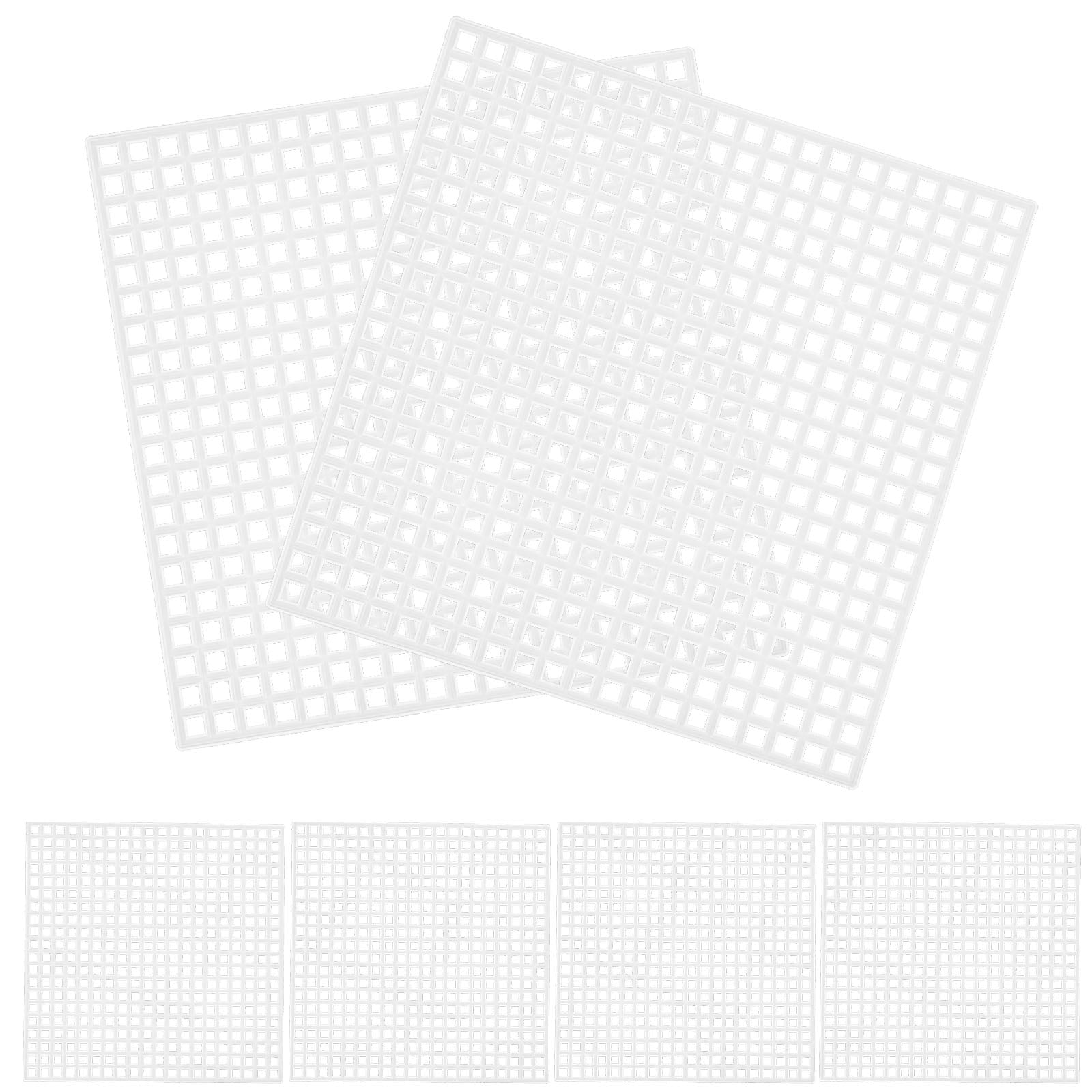 HOKARUA 10pcs Yarn Crafting Mesh Sheets Plastic Woven Mesh Sheets DIY ...