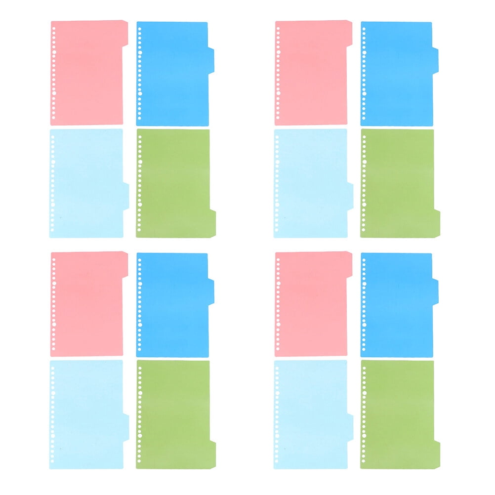 HOKARUA 12 Sets of Professional Tab Dividers Plastic Binder Tabs ...