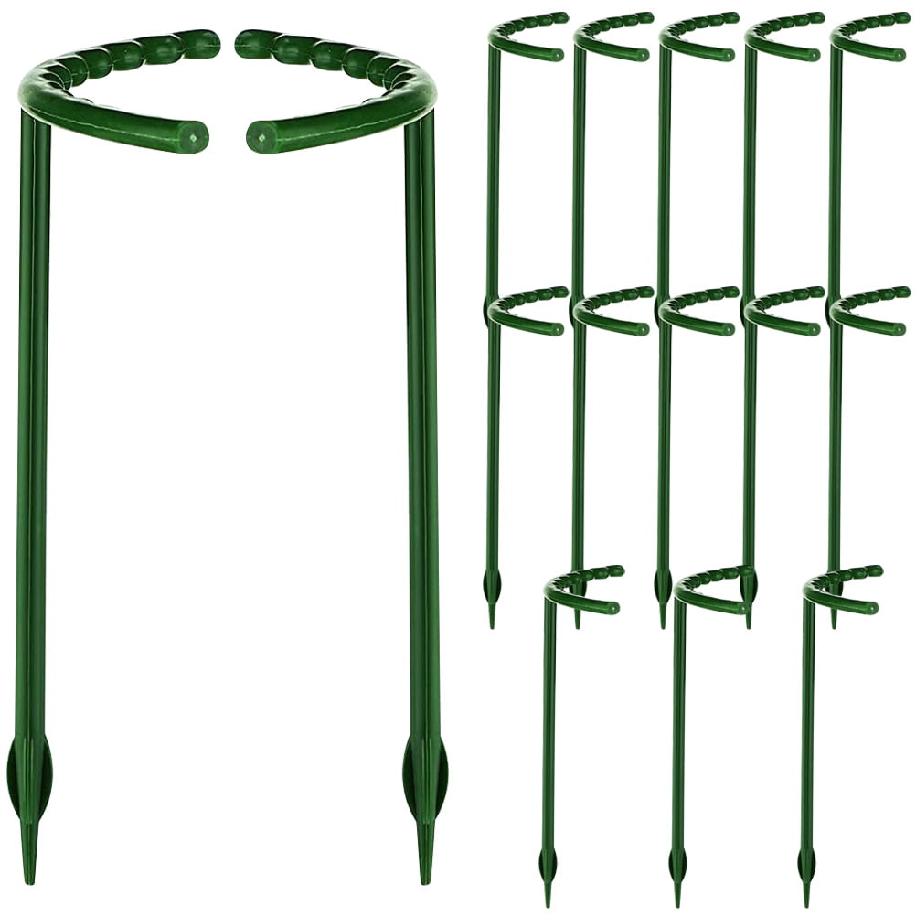 HOKARUA 15pcs Green Plant Stands Flower Protection Racks Orchid Flower ...