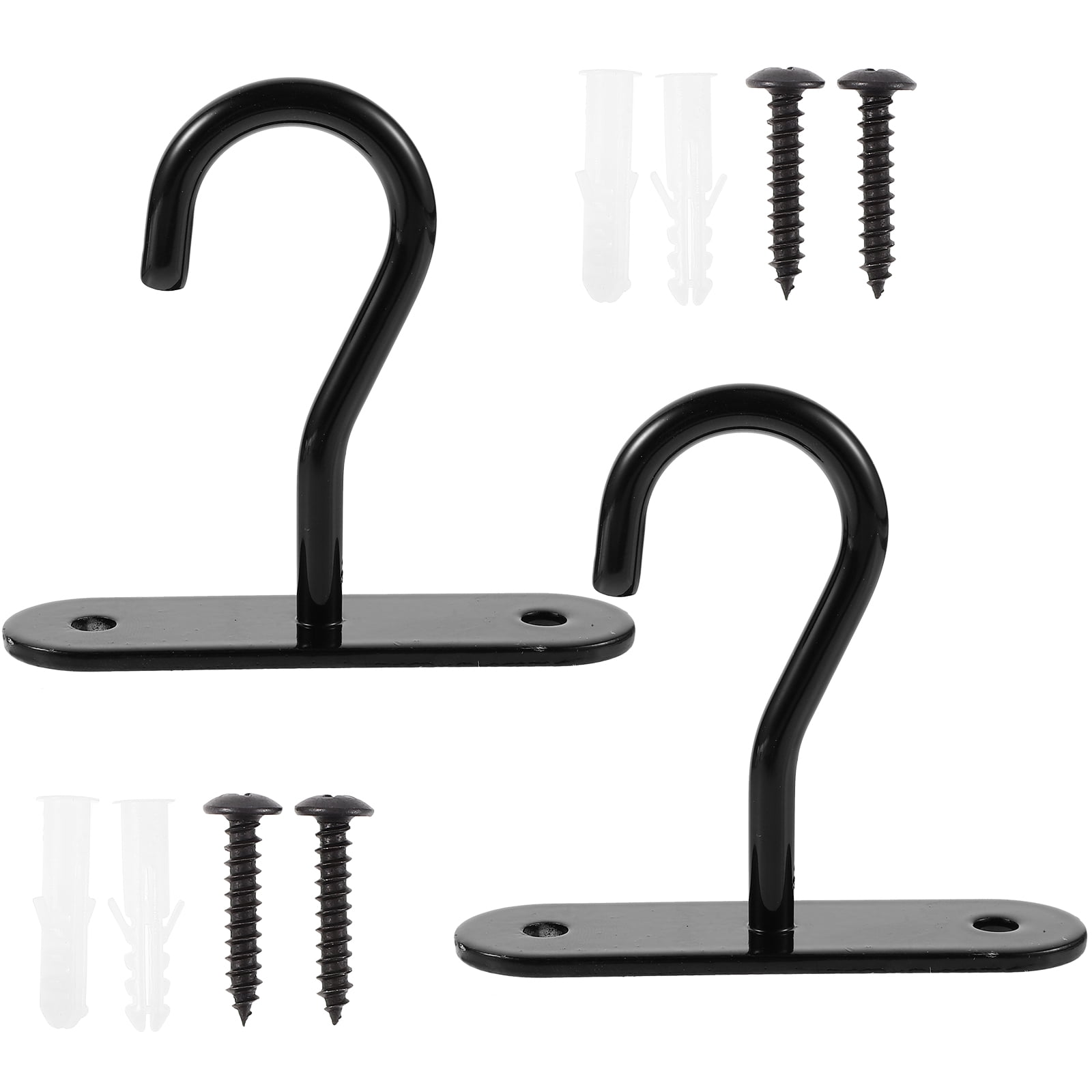 HOKARUA 2 Sets of Ceiling Hooks Planter Hooks Wall Mount Hangers Plant ...