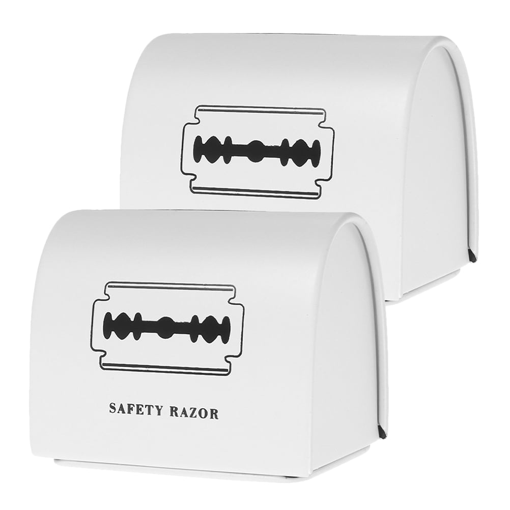 HOKARUA 2 pcs Shaving Blade Disposal Container Shaver Blade Disposal ...