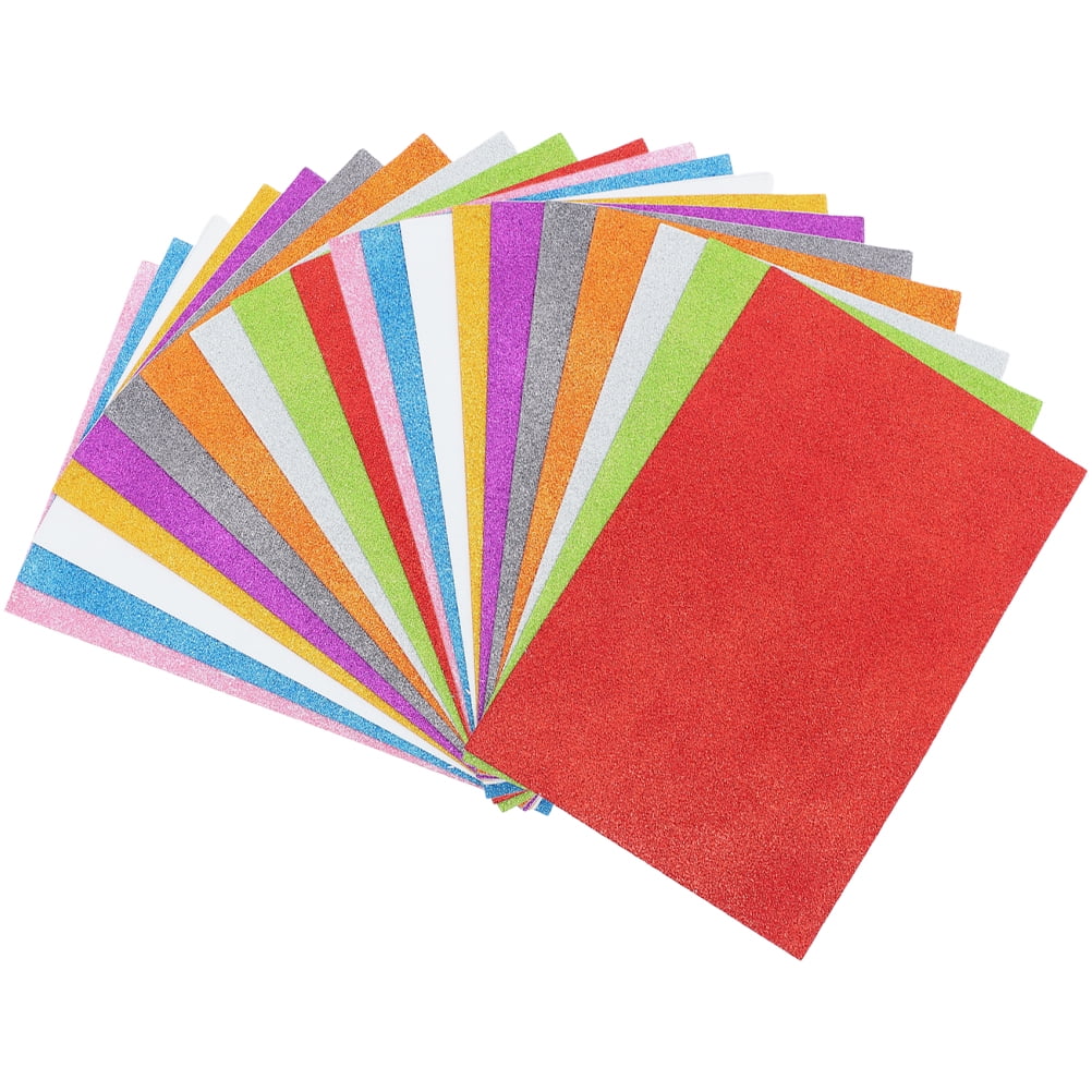 HOKARUA 20 Sheets of Craft Foams Sheets DIY Foams Paper Crafts Colorful ...