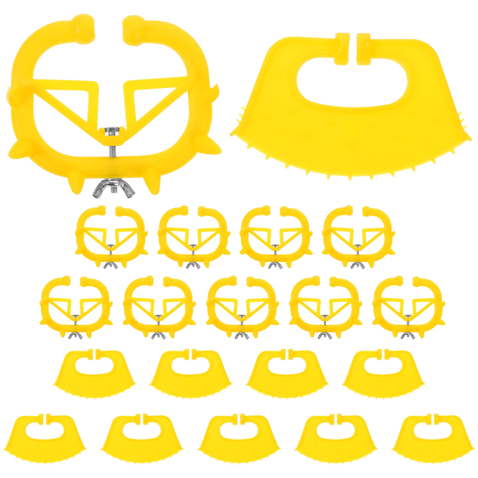 HOKARUA 20Pcs Plastic Calf Weaner Tool Plastic Cattle Nose Clip Tool ...