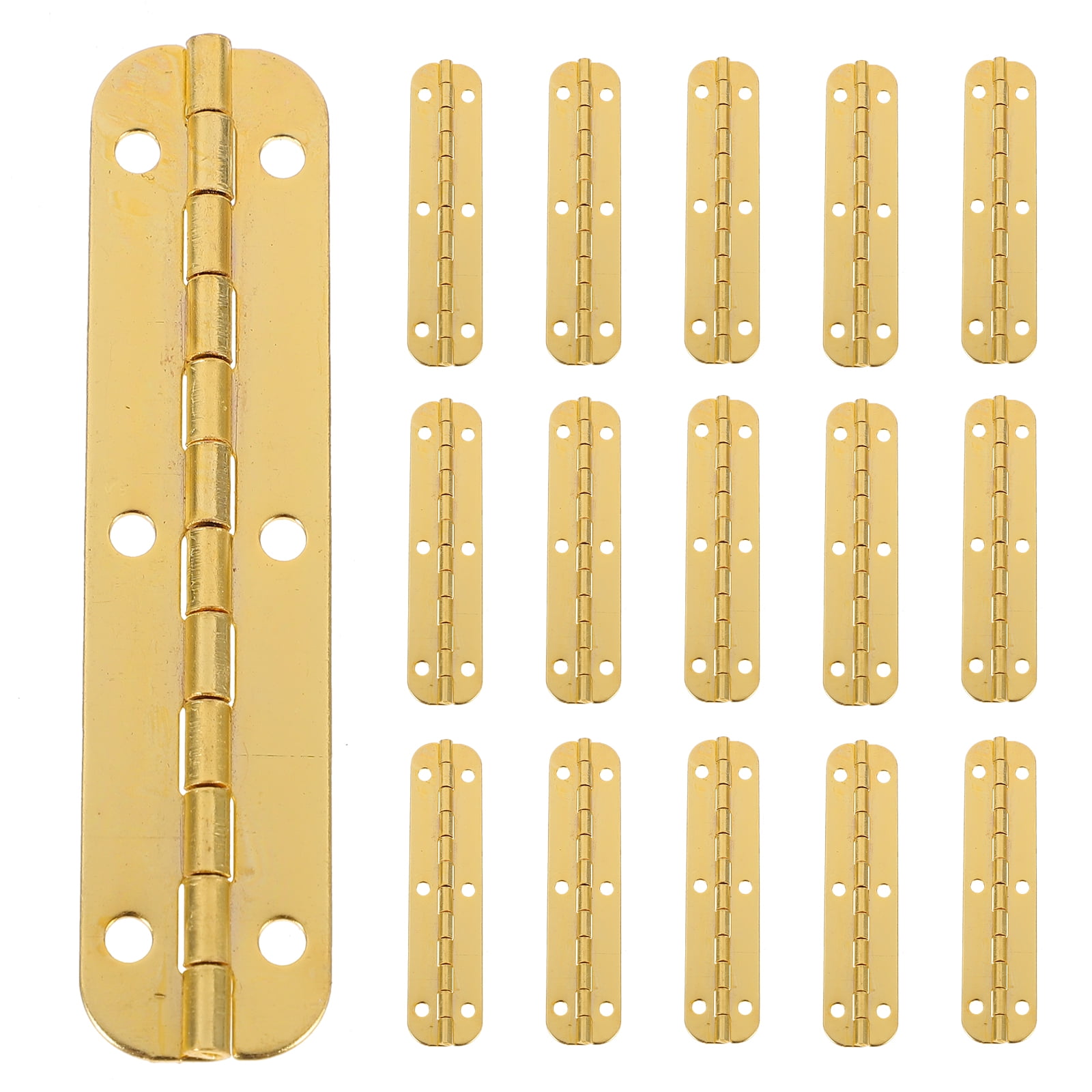 Hokarua 24pcs Metal Hinges Small Jewelry Box Hinge Continuous Piano