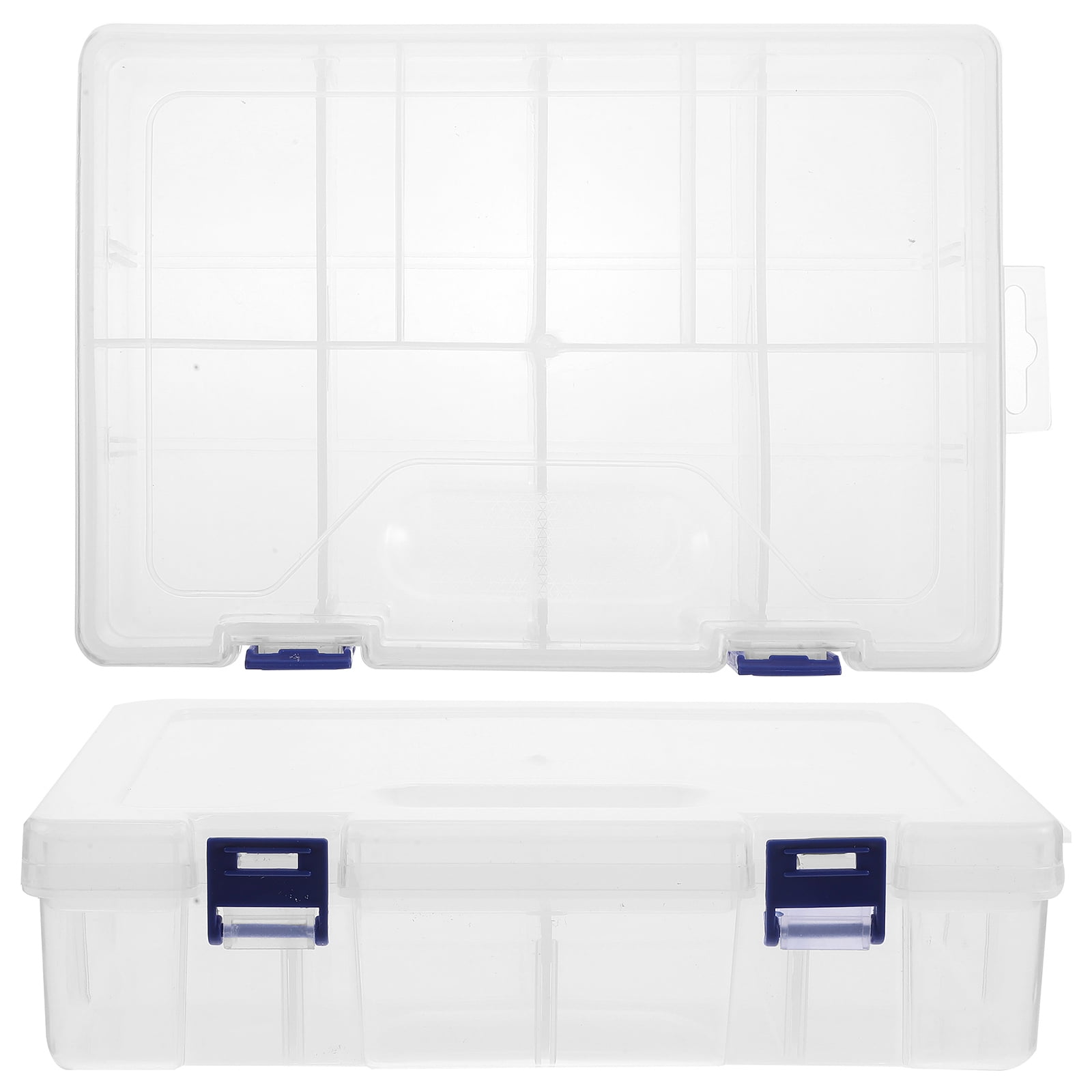 HOKARUA 2Pcs Small Parts Box Multi-function Storage Container Bolts ...