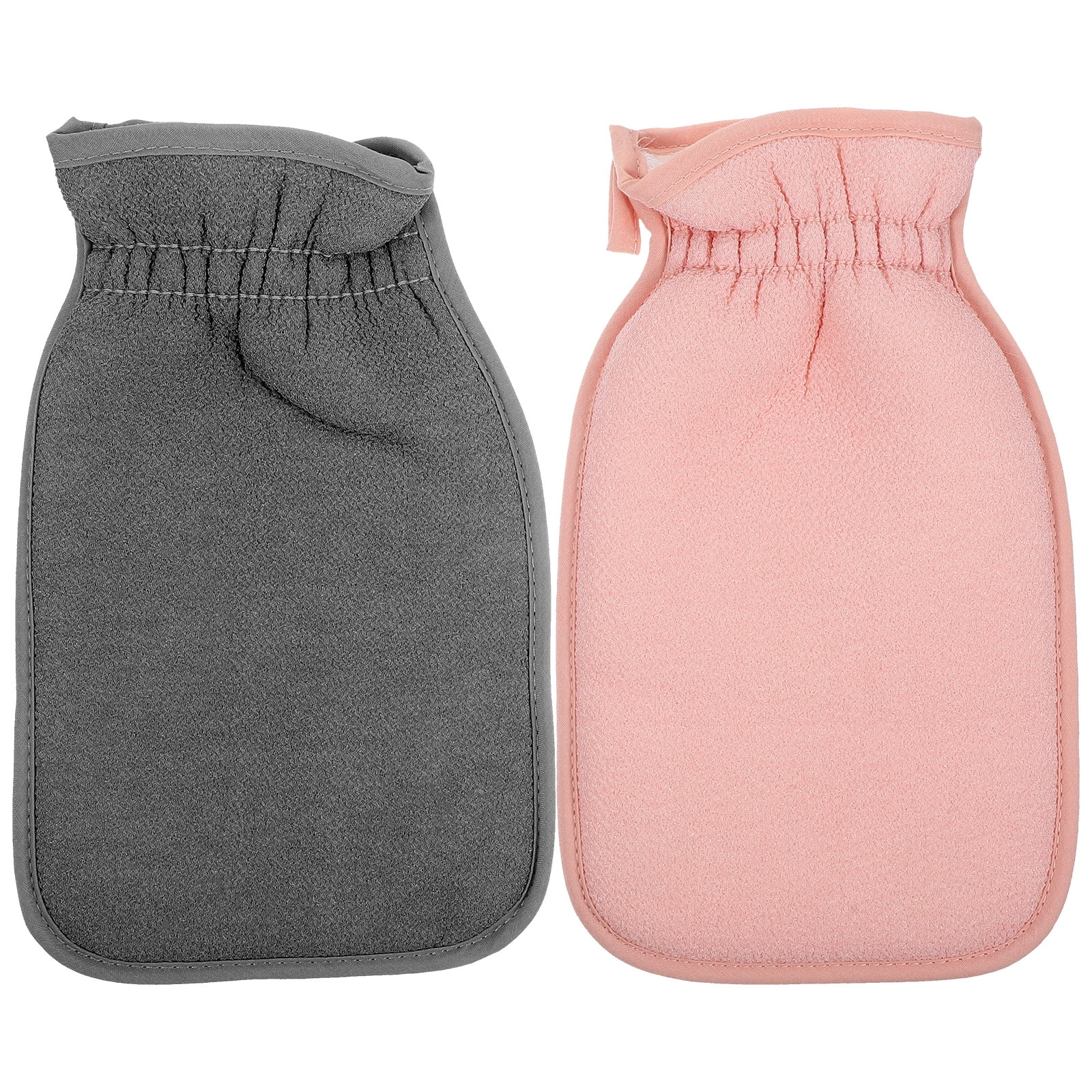 HOKARUA 2pcs Bathing Gloves Adults Exfoliating Gloves Bath Shower ...