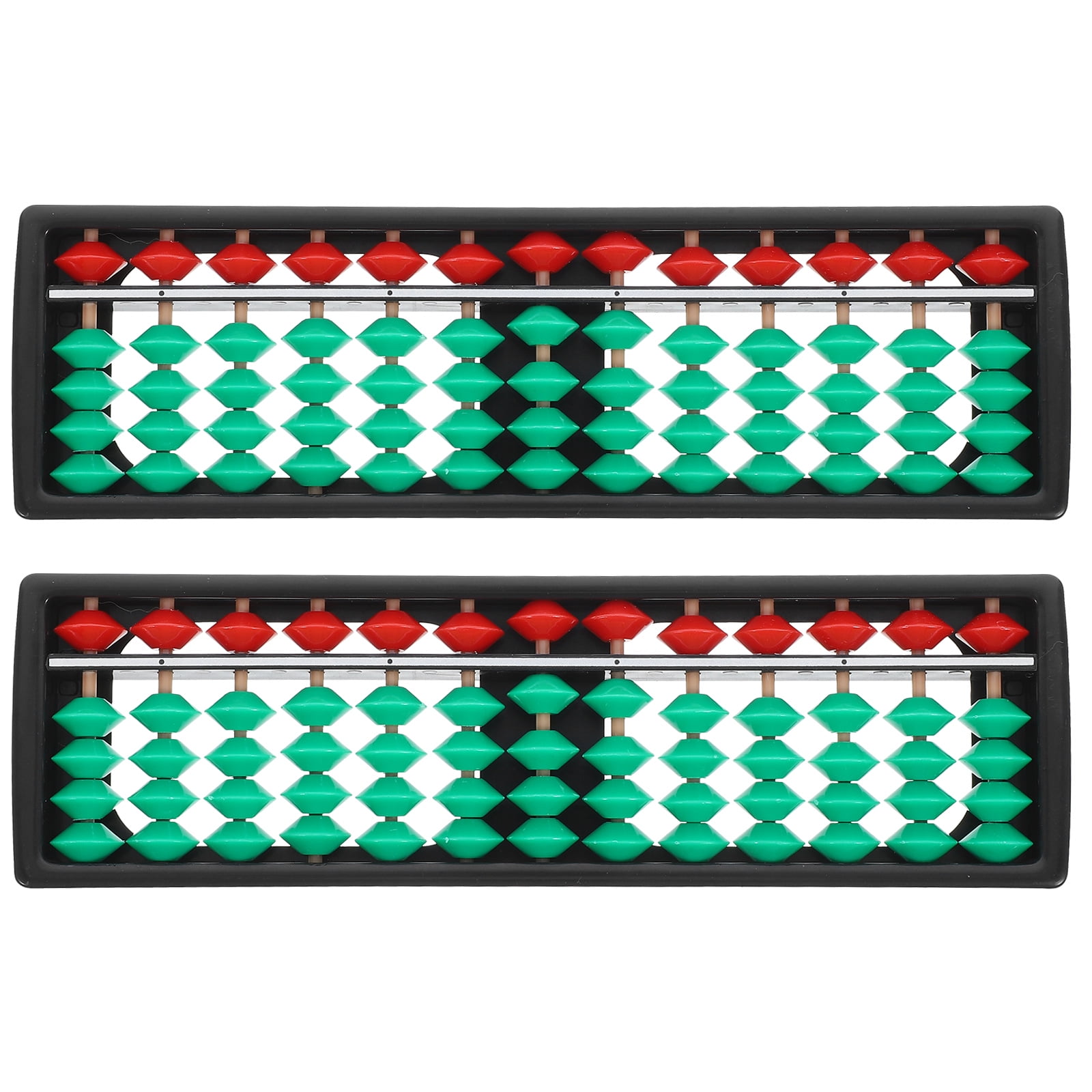 HOKARUA 2pcs Chinese Plastic Abacus for Math Practical Calculating ...