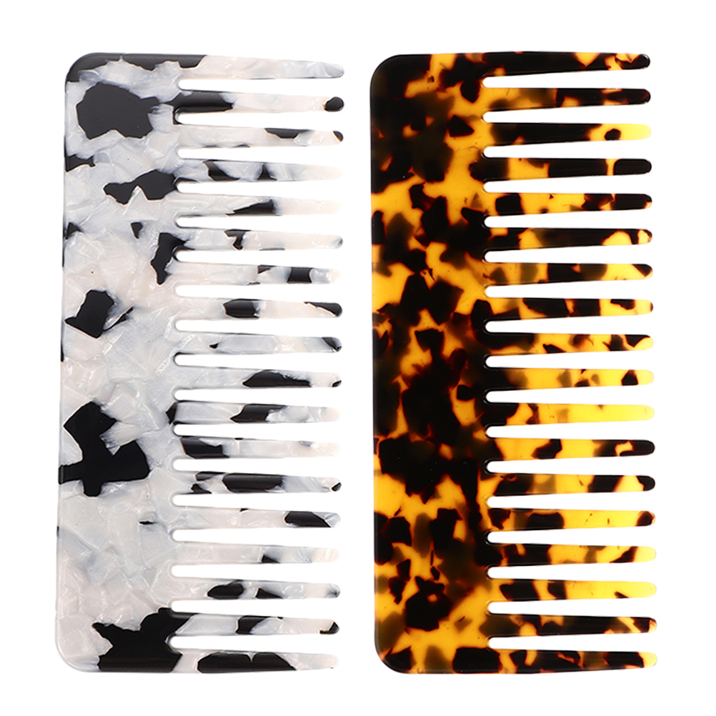 HOKARUA 2pcs Curly Hair Comb Wet Comb Detangling Hair Comb Shower Comb ...