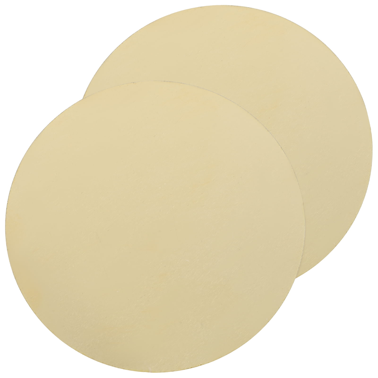 HOKARUA 2pcs Round Brass Plates DIY Jewelry Brass Plate Brass Sheet ...