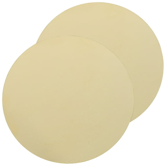 HOKARUA 2pcs Round Brass Plates DIY Jewelry Brass Plate Brass Sheet ...