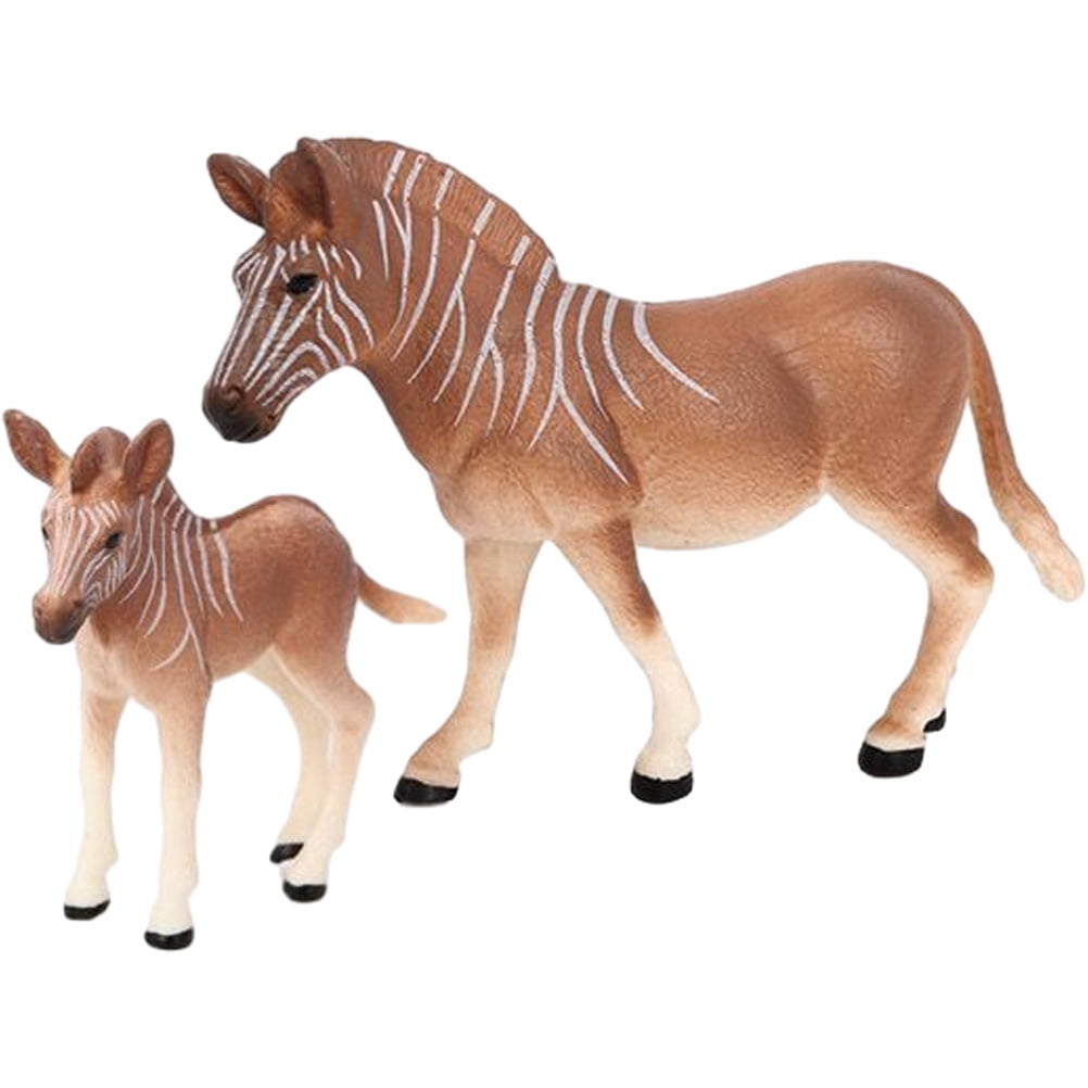 HOKARUA 2pcs Simulation Realistic Zebrass Model Zebrass Figurine ...