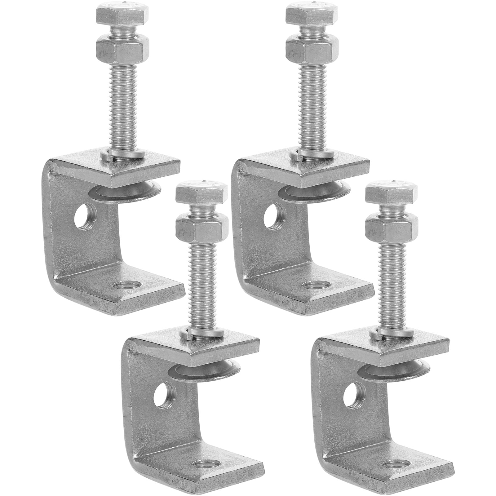 HOKARUA 2pcs Small C Clamp Stainless Steel Woodworking Clamp Home ...