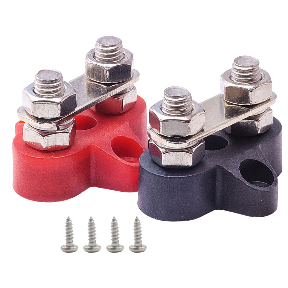 HOKARUA 2pcs Terminal Bus Bar Power Distribution Block Terminal Car ...