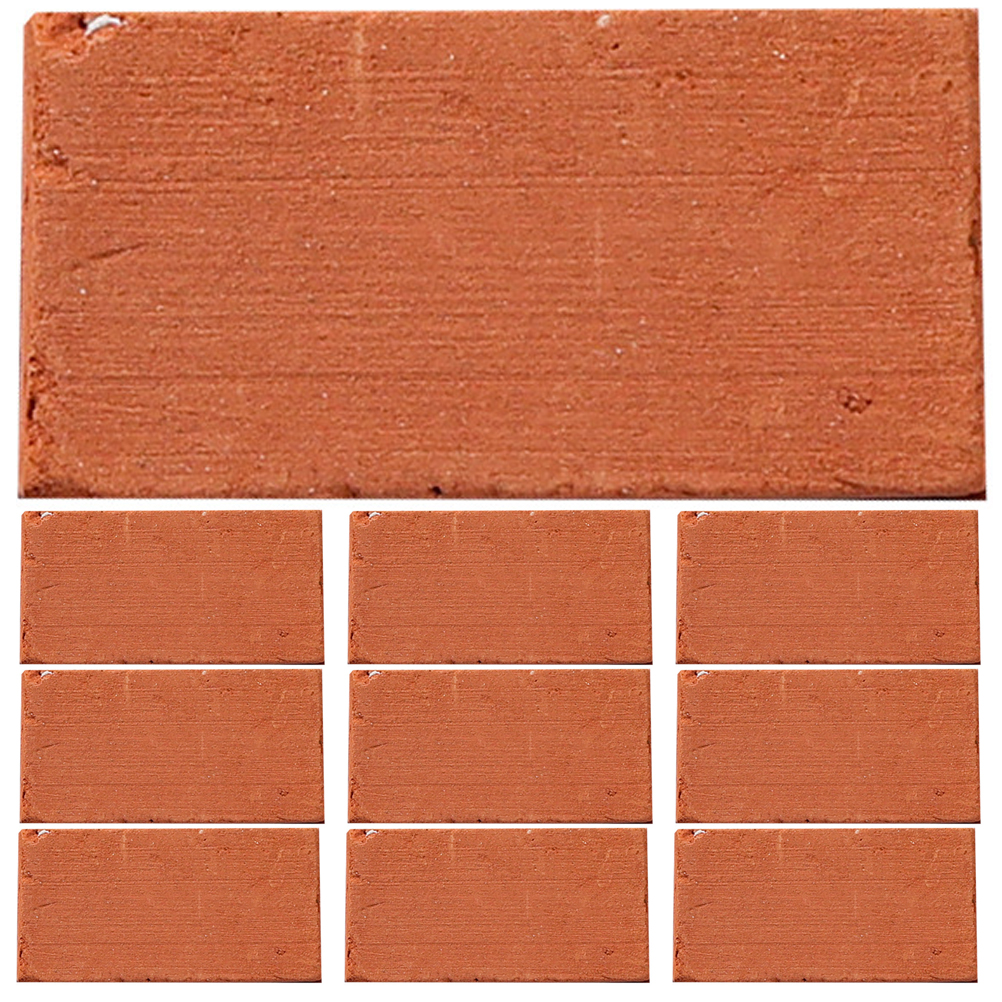 HOKARUA 40pcs Miniature Bricks Rectangle Shape Bricks Faux Model Decors ...