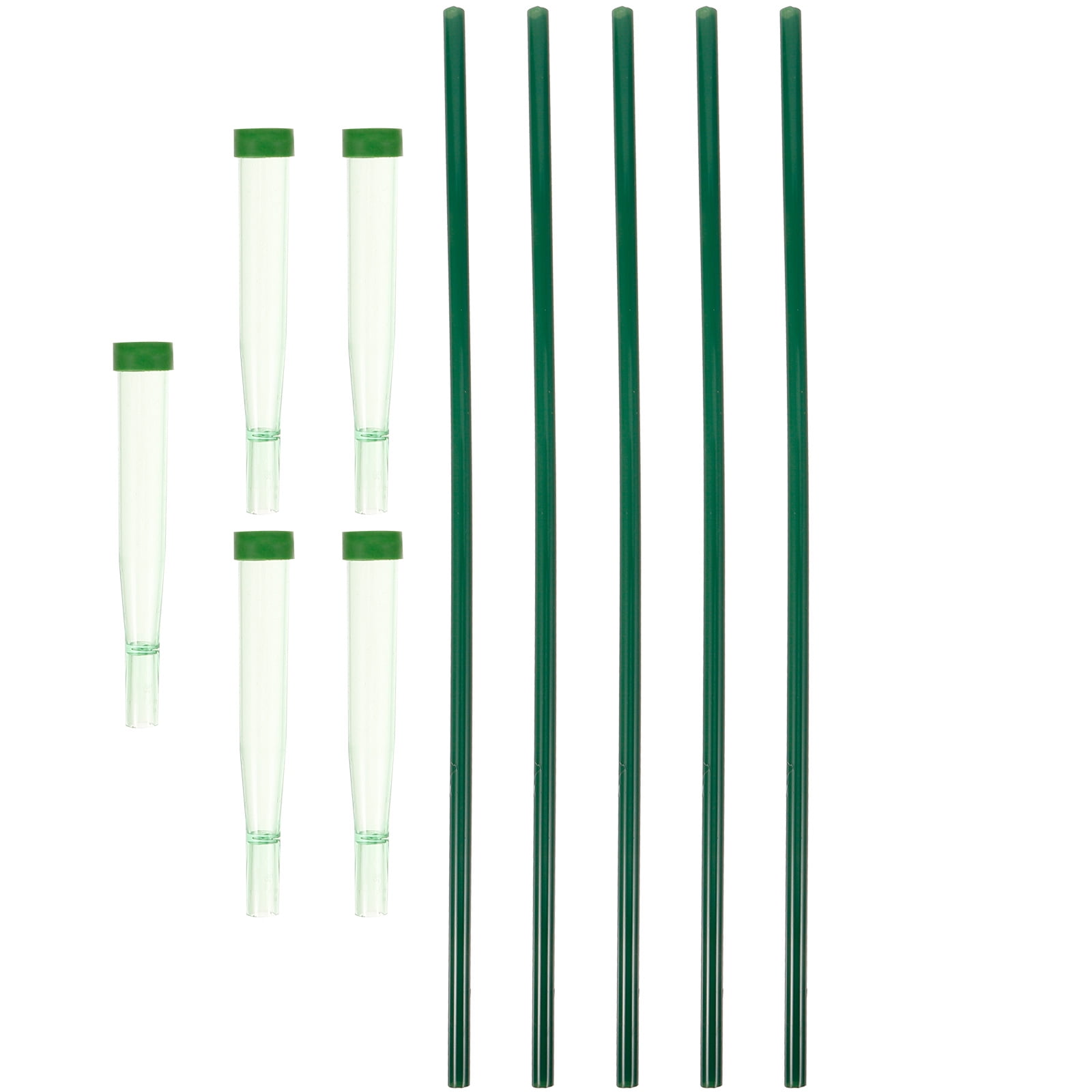 HOKARUA 5Pcs Orchid Water Tube Reusable Plastic Flower Vials for Flower ...