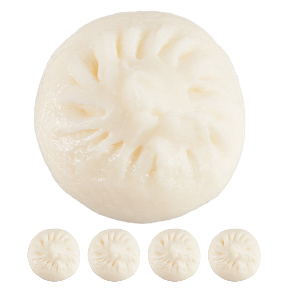 CRAFTHROU Photo Props Steamed Bun Model for Christmas 5Pack 2.2X2.2X1 ...