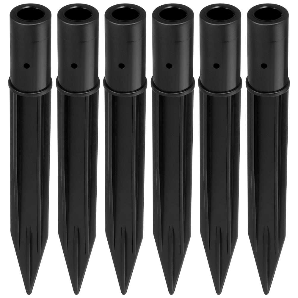 TABLZONE Garden Ground Stakes Solar Light Spikes Black Homeowners ...