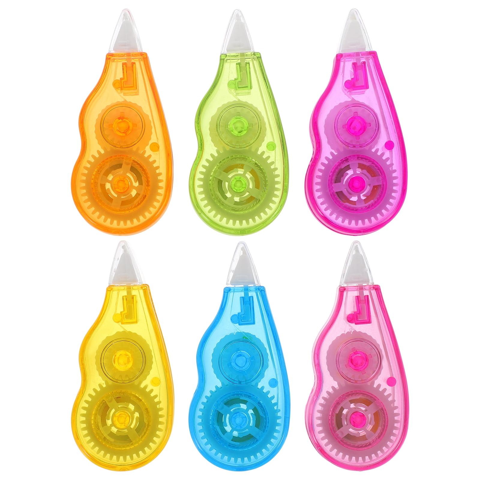 HOKARUA 6pcs Plastic Correction Tape White Correction Tape Tape ...