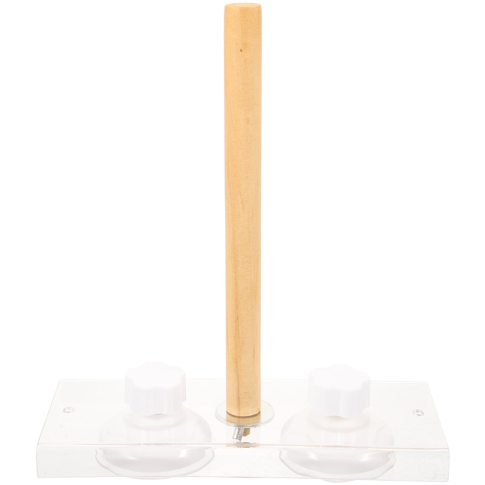 HOKARUA Bird Standing Rod Wooden Parrot Stand Rod Sucker Type Parrot ...