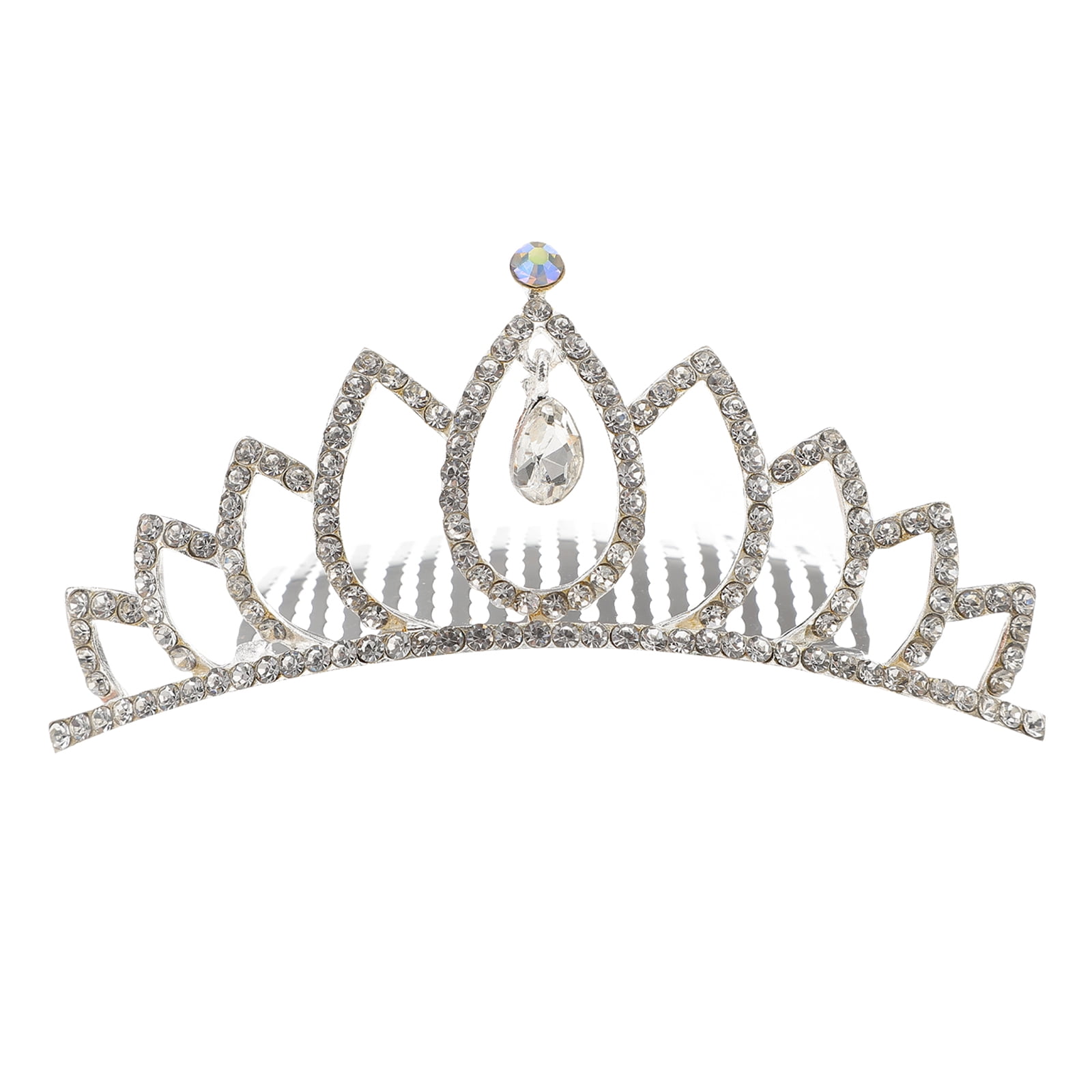 HOKARUA Bridal Crown Comb Wedding Bride Crown Comb Women Tiara Clip ...