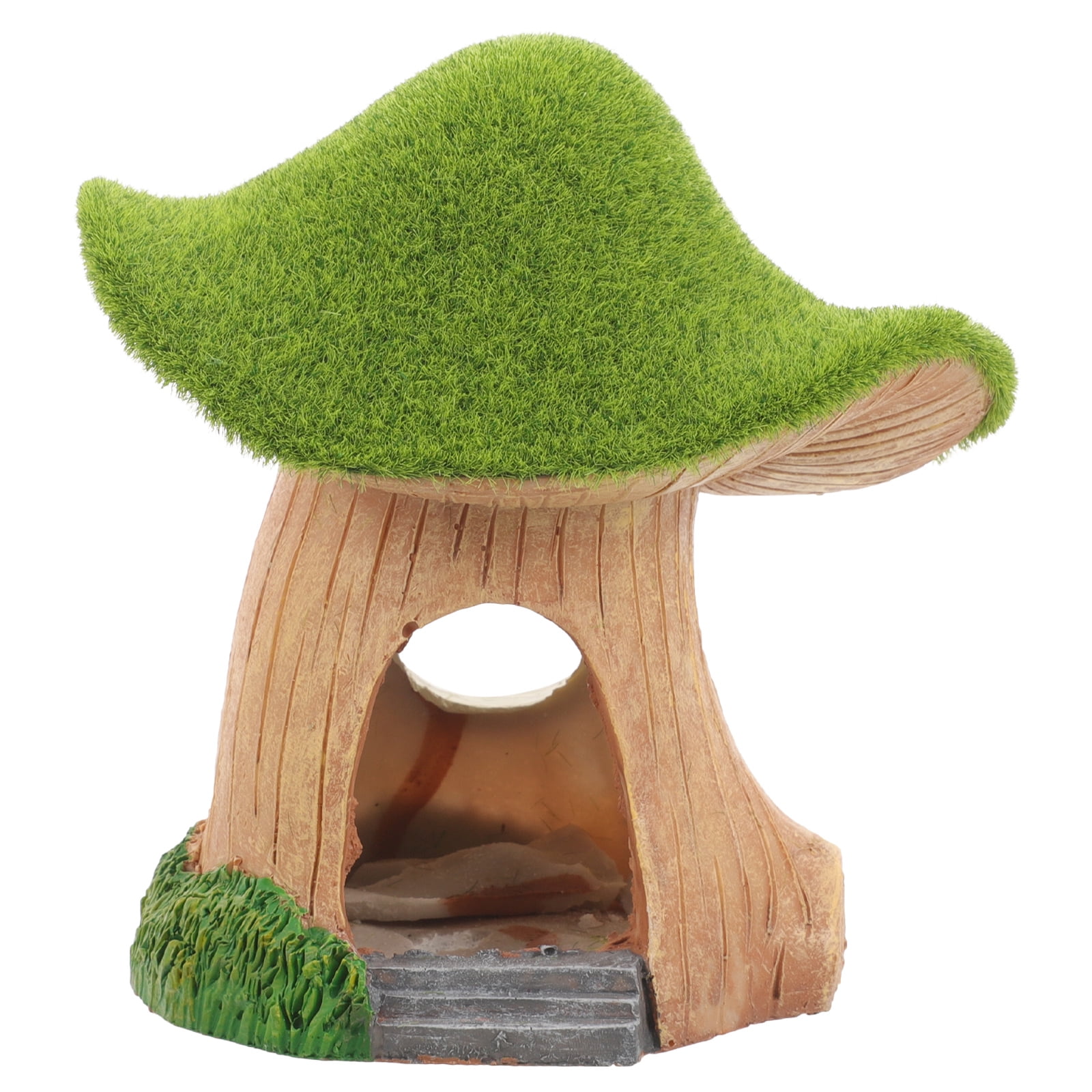 HOKARUA Fish Hideout Mushroom House Tank Decor Aquarium Fish Cave ...