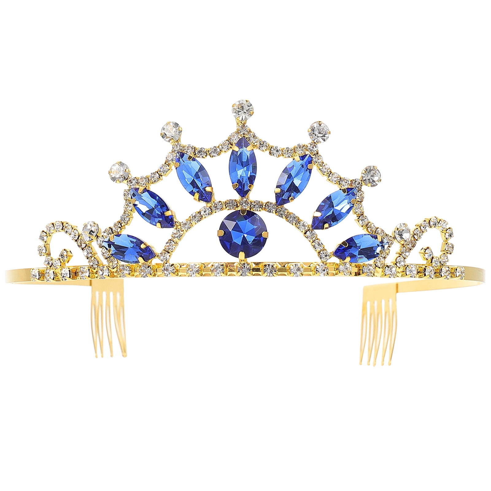 HOKARUA Girls Birthday Rhinestone Tiara Crystal Tiara Crown Party ...