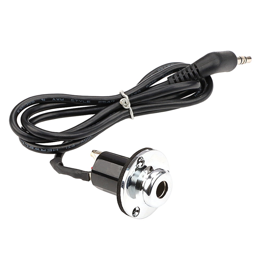 HOKARUA Guitar End Pin Jack Socket Female 1/4 Inch Socket To Male 3.5mm ...