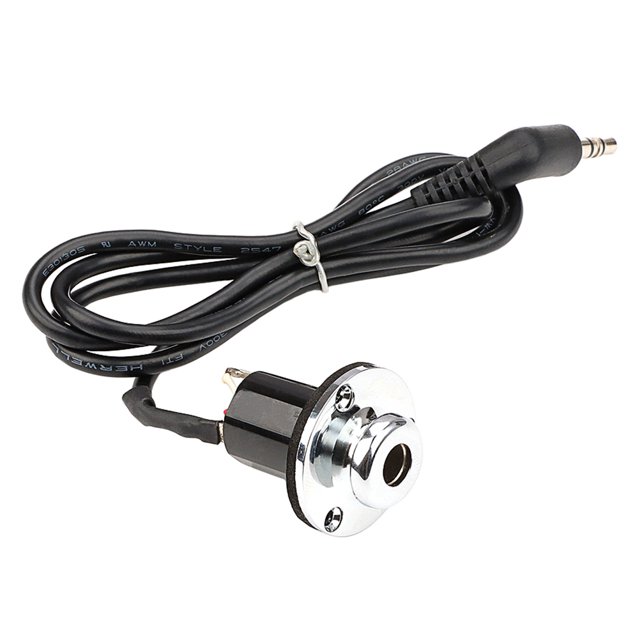 HOKARUA Guitar End Pin Jack Socket Female 1/4 Inch Socket To Male 3.5mm ...